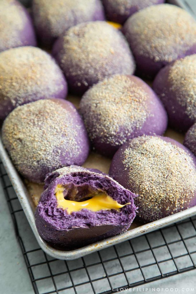 Ube Cheese Pandesal - Love, Filipino Food