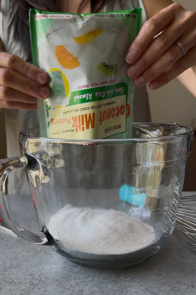Lychee Almond Jelly Dessert - Love, Filipino Food